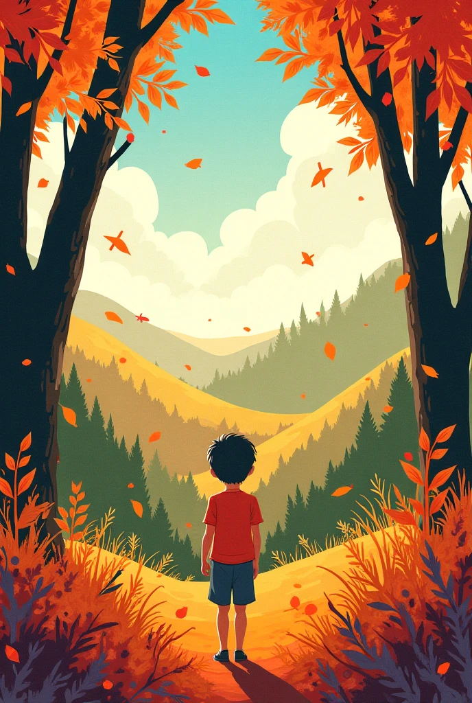 Make a comic book from the poem Autumn Song by Mário Quintana - SeaArt AI