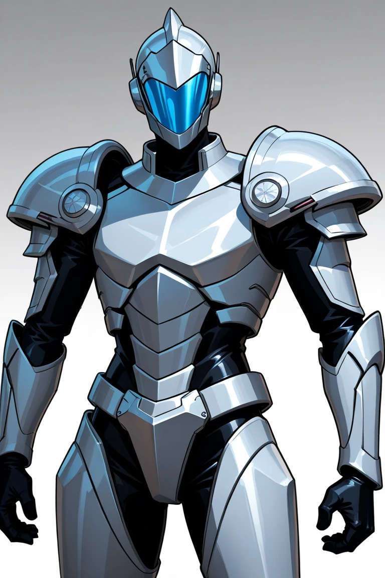 White knight cool sci-fi mystical god々Shii armor - SeaArt AI