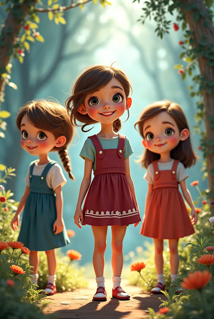 3 different art style of 2 dimension cartoon character for the - SeaArt AI