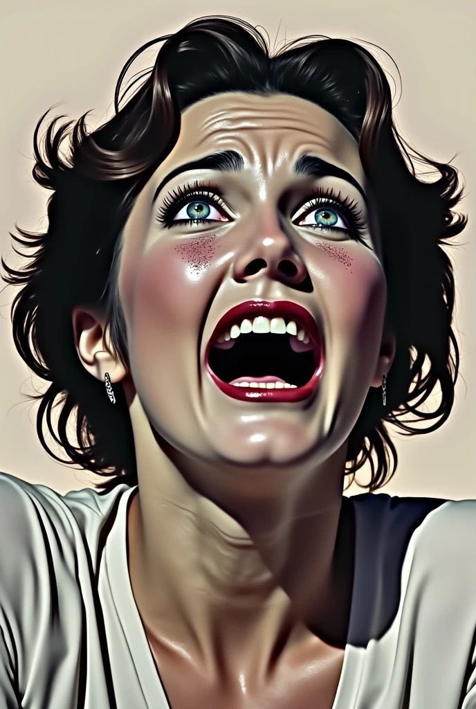 Faces of ren with dental problems. Very young Lynda Carter crying ...