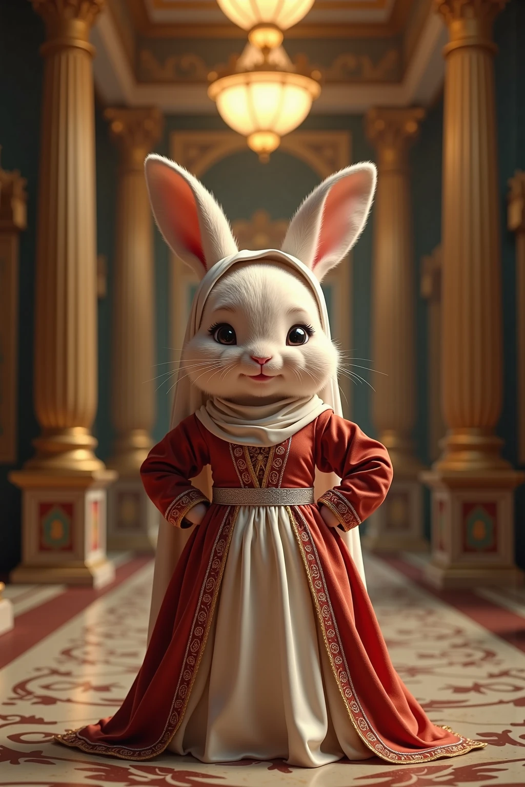 Photorealistic portrait of Dressed animals - a ((fat))[chibi - SeaArt AI