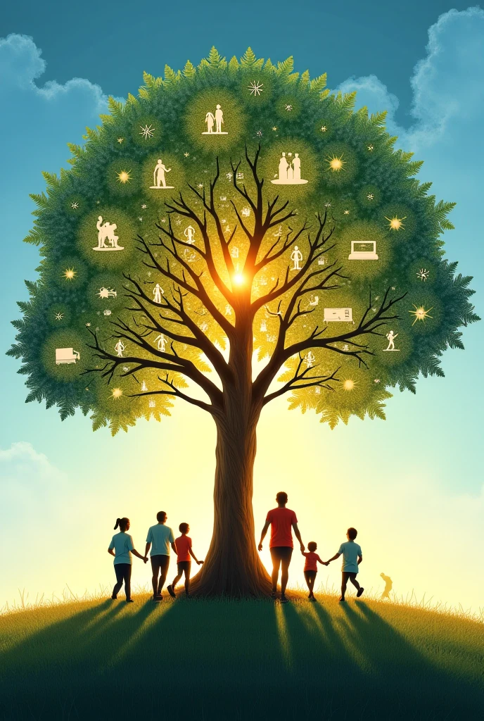 Generate me a photo of this: This poster represents "The Good Life ...