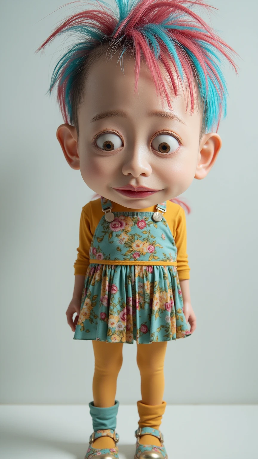 「fictional character with parts arranged in pieces。the eyes are close ...