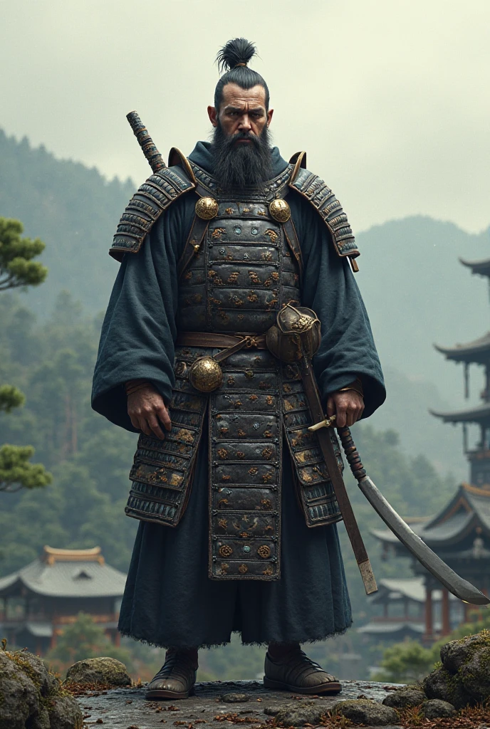Japanese samurai man - SeaArt AI
