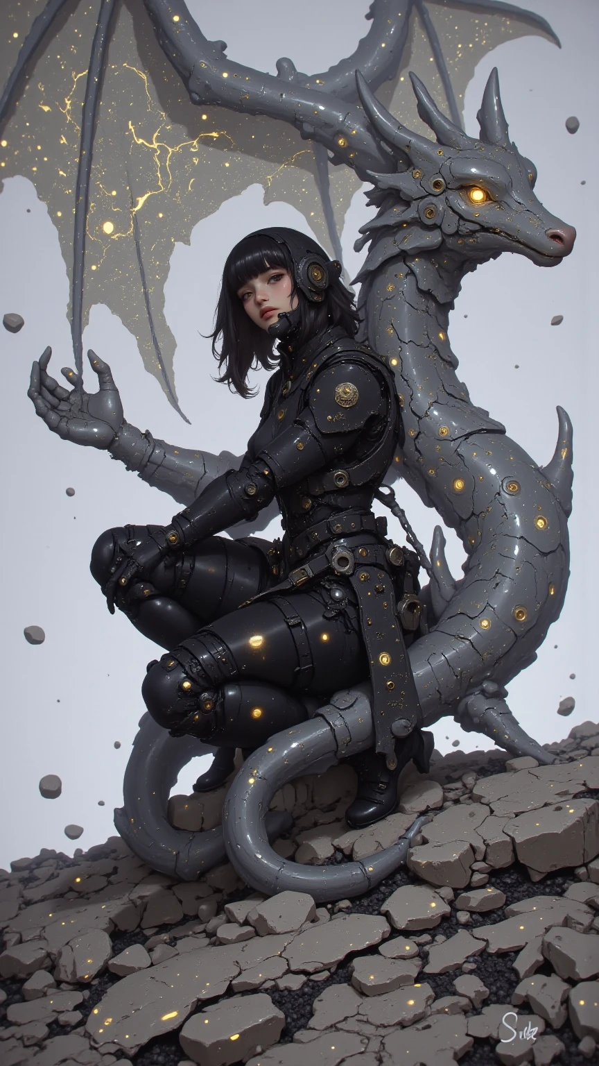 Cyberpunk、robot、Exoskeleton、Futurism，A highly detailed sci-fi digital ...