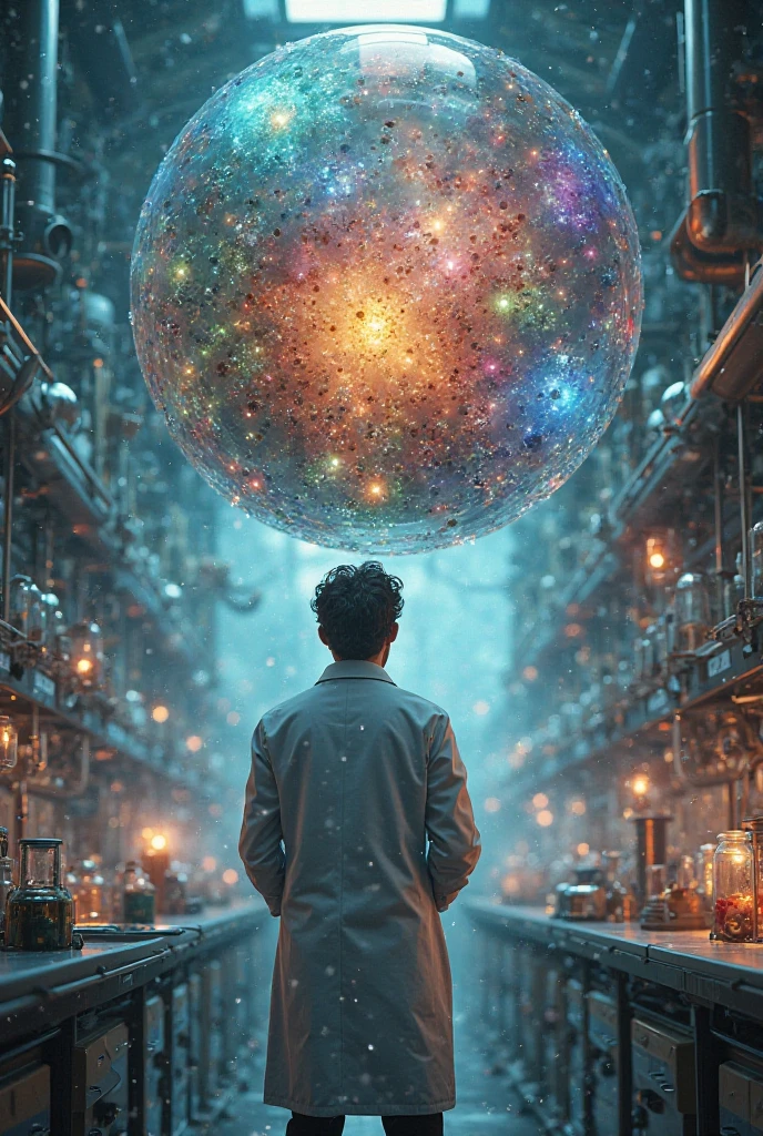 Let Oparin be in a laboratory and imagine life inside a bubble of ...