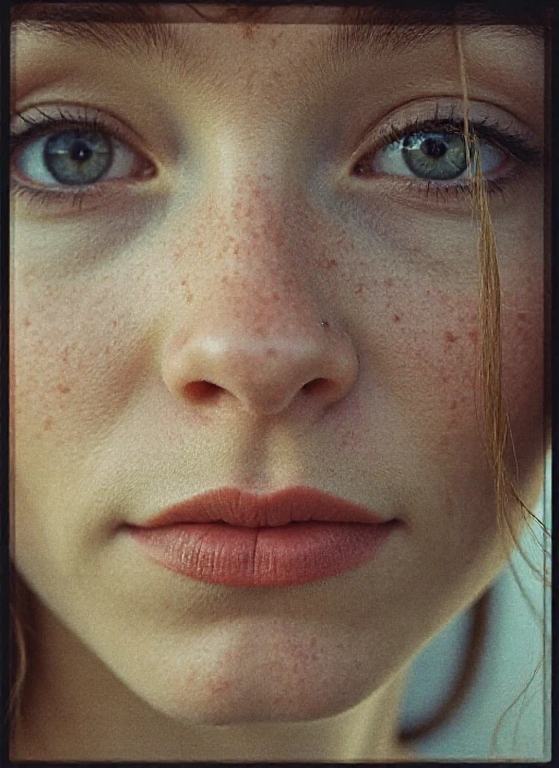 Portrait of 1girl, in house, blonde, russian girl, RAW candid cinema ...