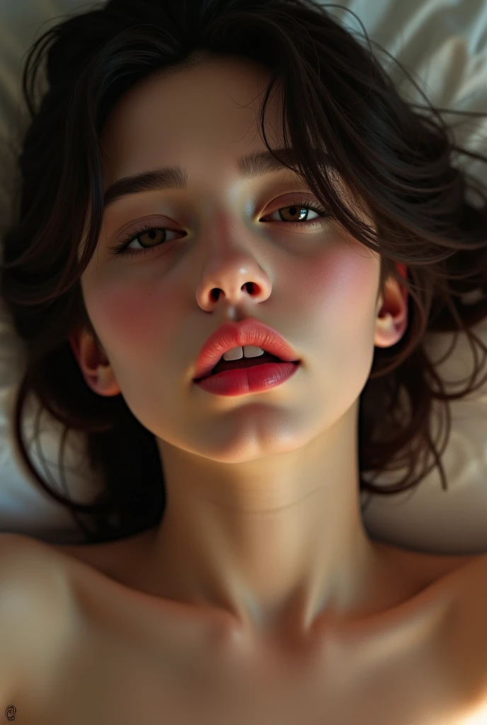 Realistically draw a girl with an ahegao expression - SeaArt AI