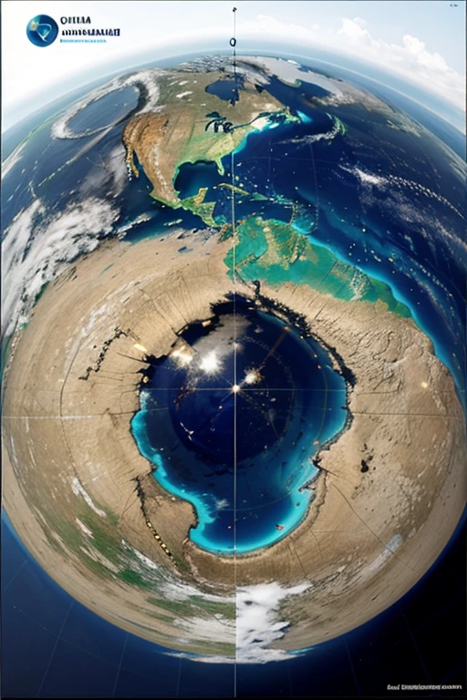 Draw a map of the hemispheres of an Earth-like planet. in size It ...