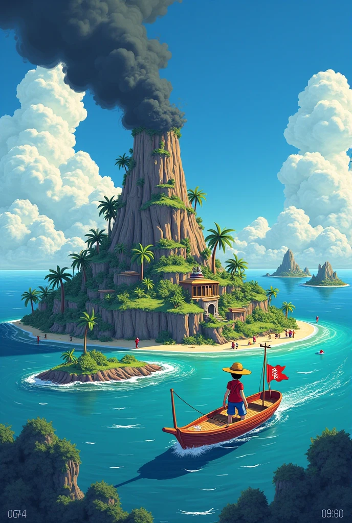 I want you to generate this comic Title: The Adventure on Cell Island ...