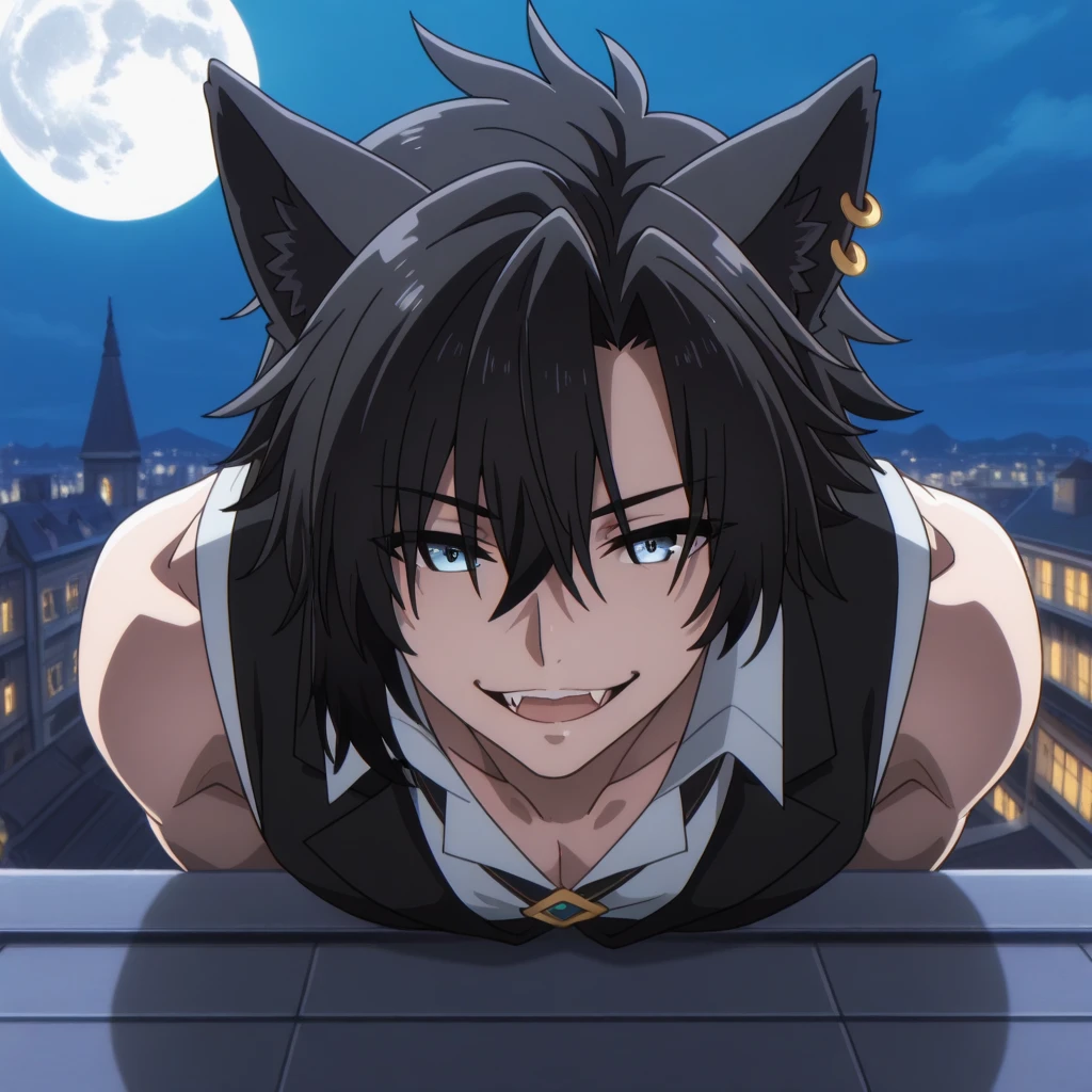 Masterpiece, 4k , highest quality, simple, 1boy, light blue eyes ...