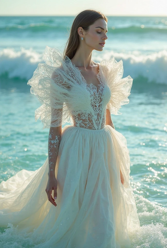 "Avant-garde fashion editorial photo, ultra-realistic 8K: - SeaArt AI