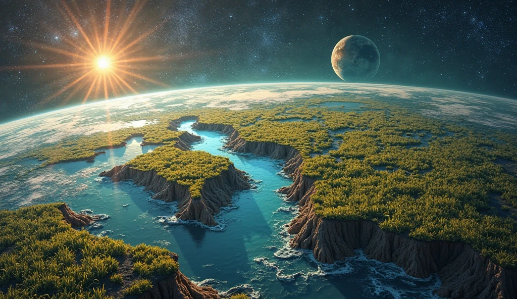 After Allah completed the creation of the heavens and the earth - SeaArt AI