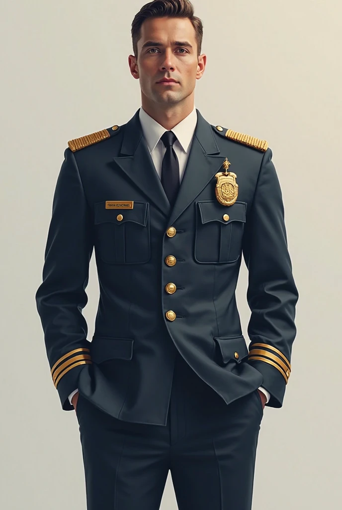 Create me a nice uniform and also the badge - SeaArt AI