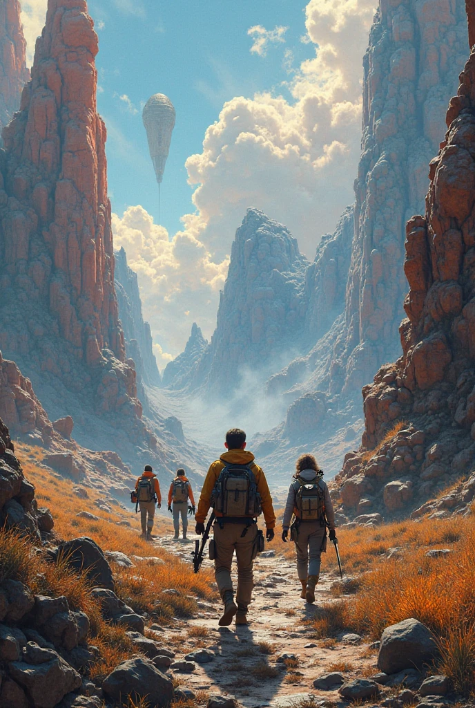 Expedition through unknown worlds - SeaArt AI