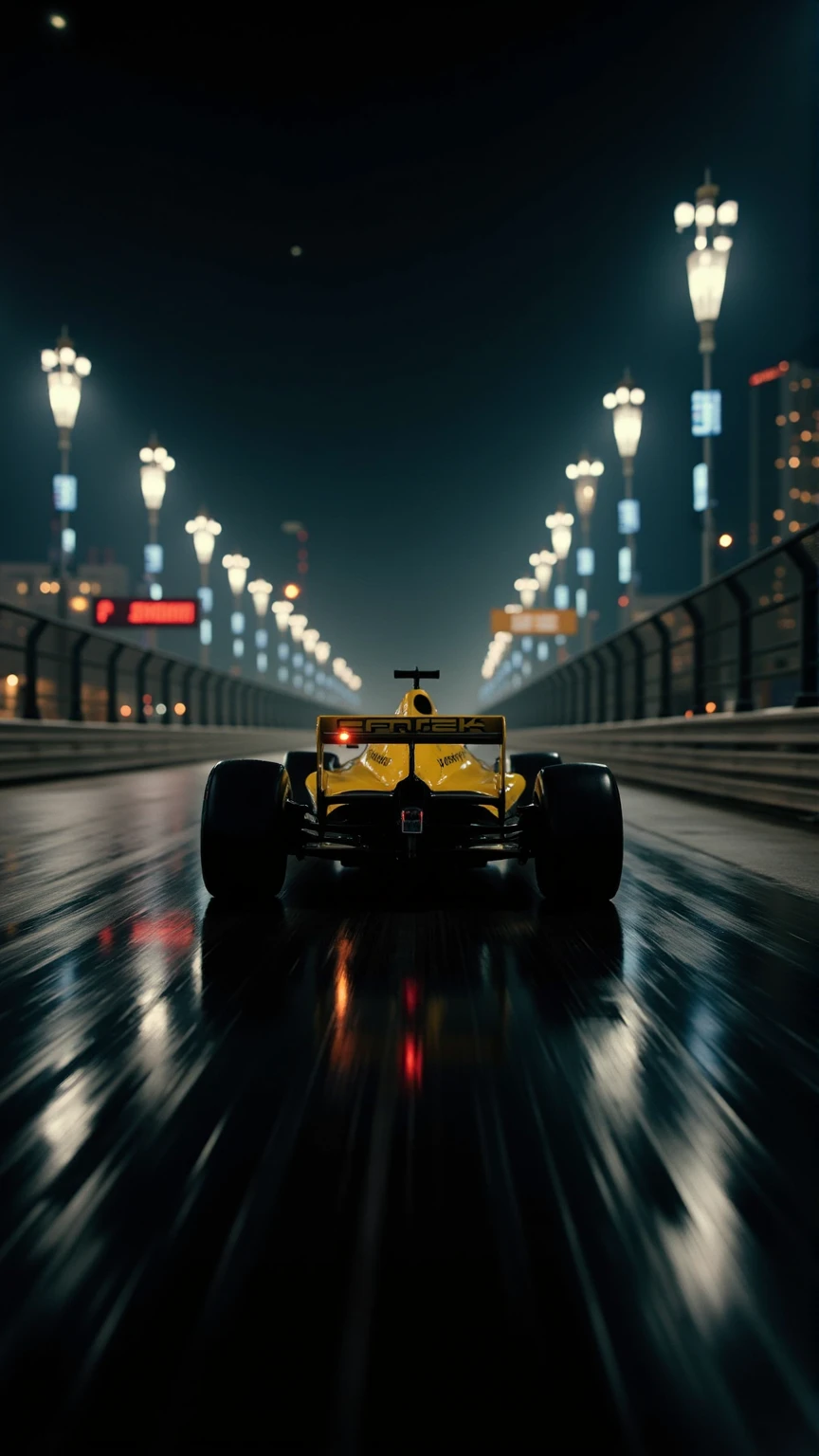 A stunningly realistic portrayal of a Formula 1 night race under the ...
