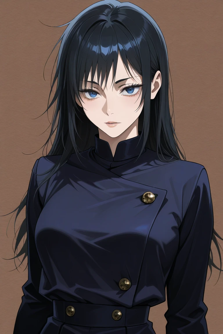 A beautiful female version of Megumi Fushiguro from Jujutsu Kaisen ...