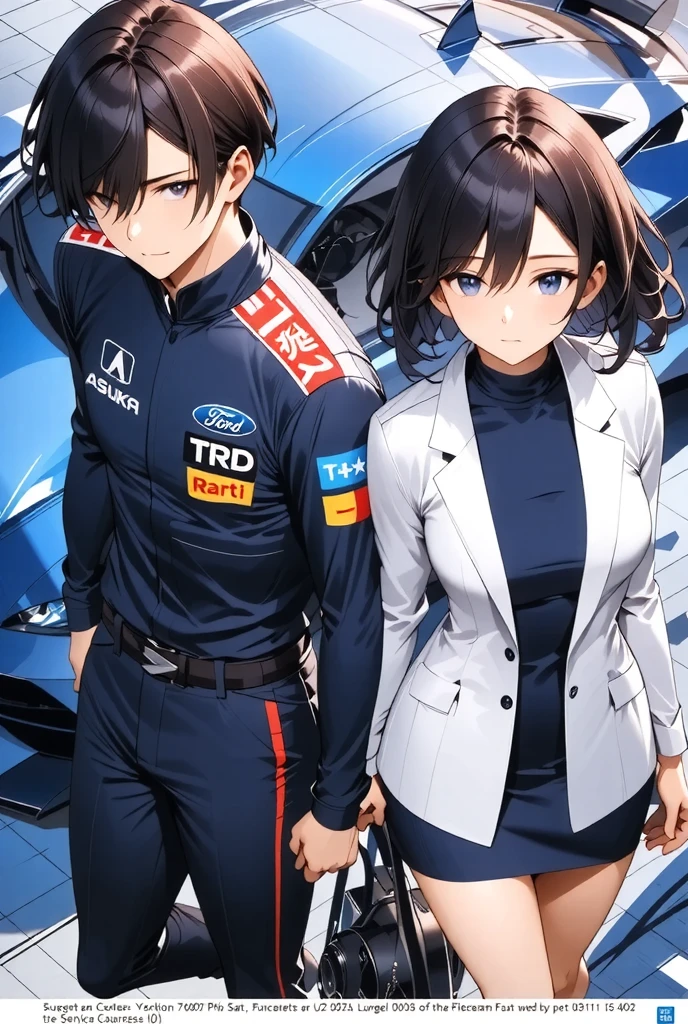 F1ドライバー飛鳥＆レースクイーン榛名（毎日の挑戦 0405 おまけ）