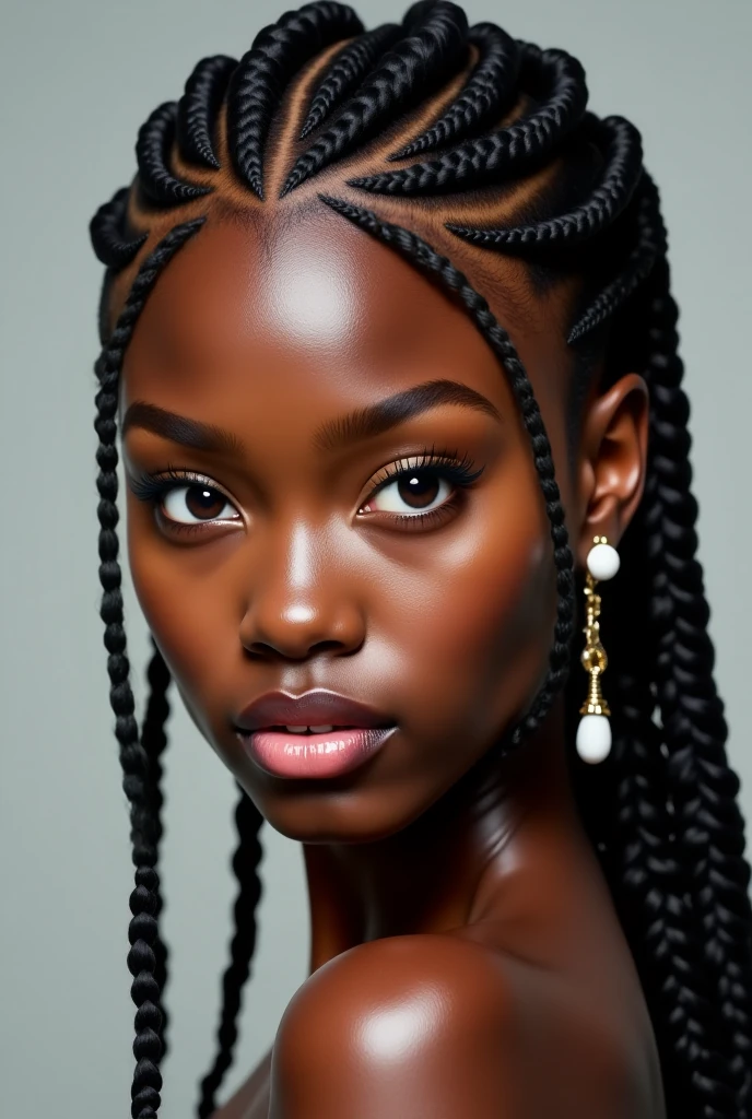 Have some cornrows braids - SeaArt AI