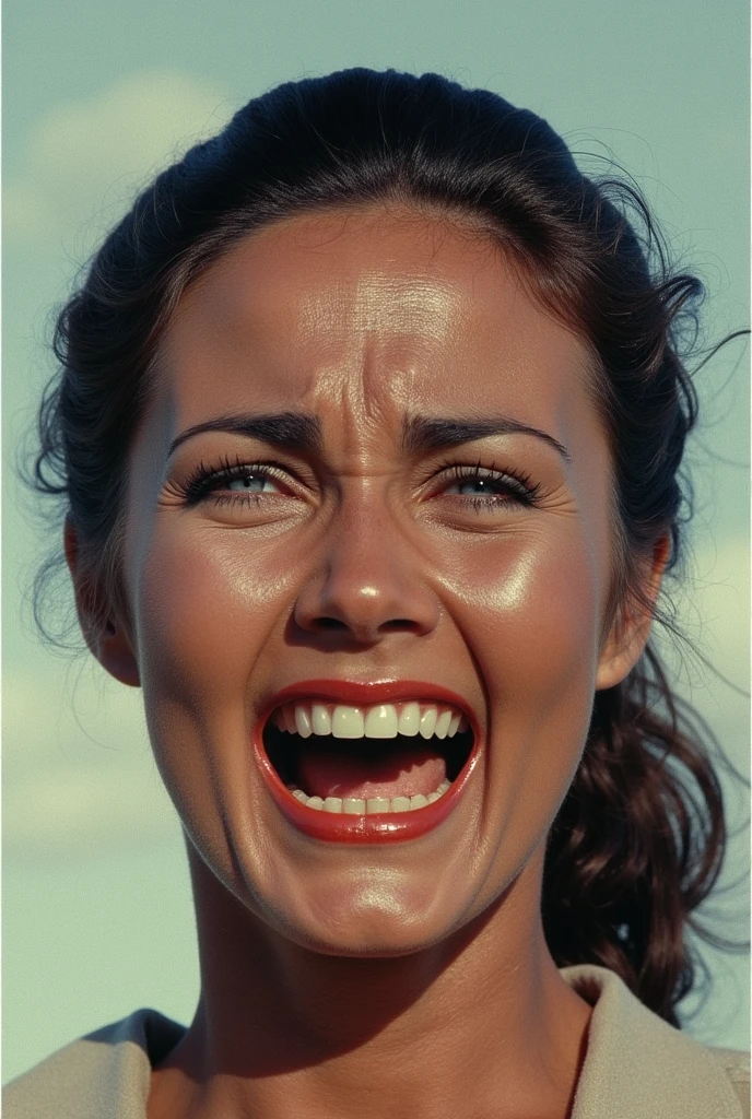 Faces of ren with dental problems. Very young Lynda Carter crying ...