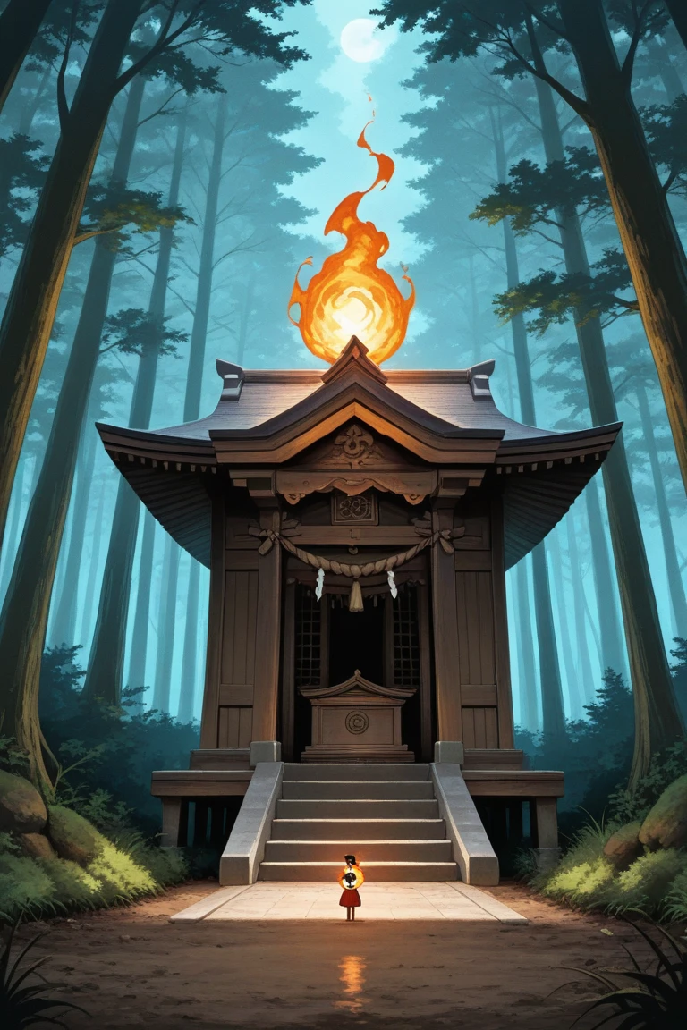 Deep in the forest Old shrine A small shrine Terrible Atmosphere The ...