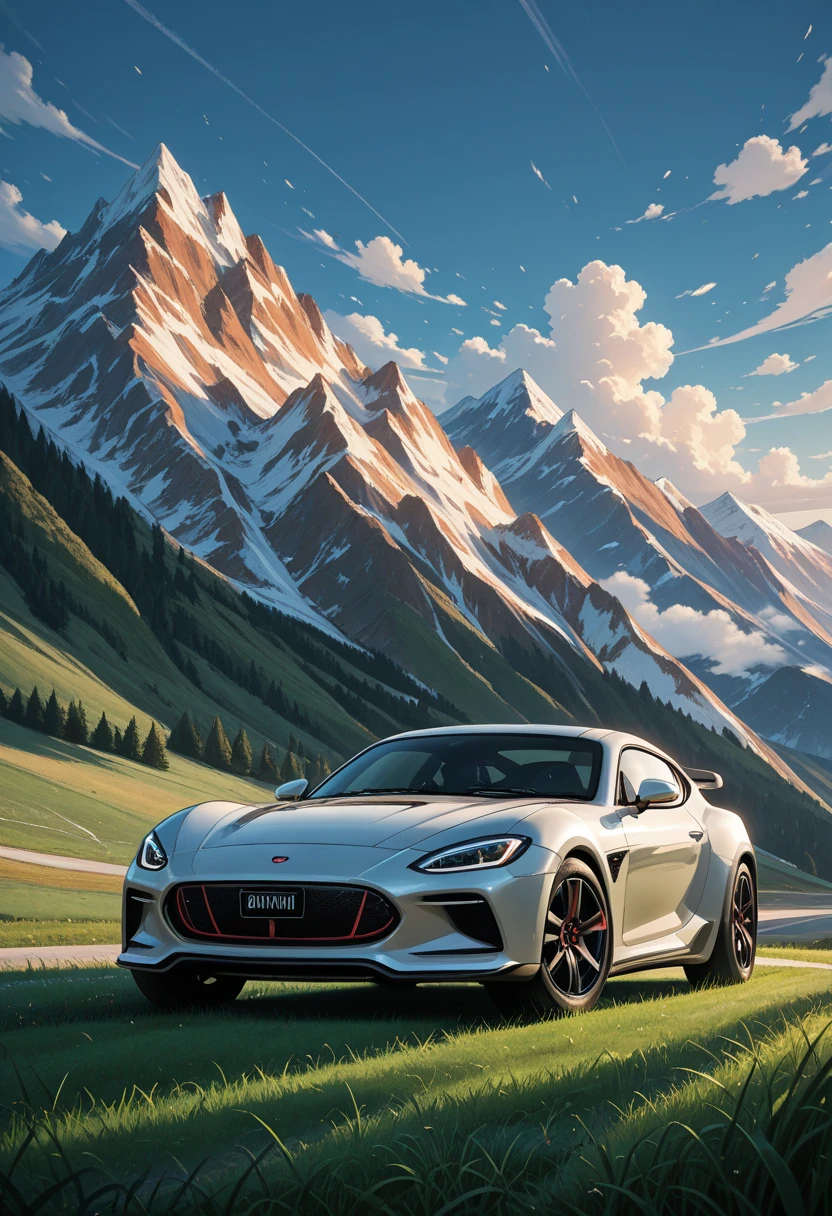 Vehicle focus, motor vehicle, ground vehicle, car, no humans - SeaArt AI
