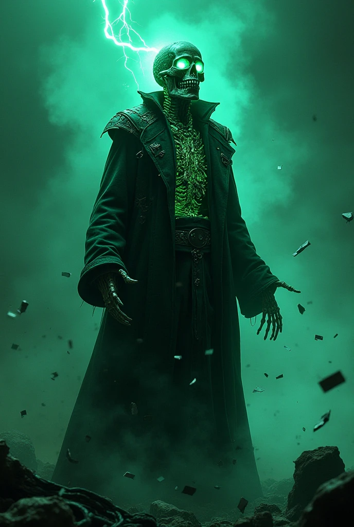 *"A skeletal vampire hacker rises in the midst of a dark and ethereal ...