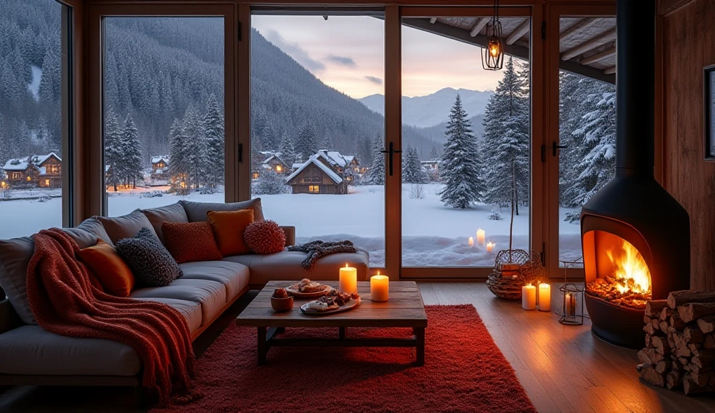 Image depicting a living room The picture shows a straight view - SeaArt AI
