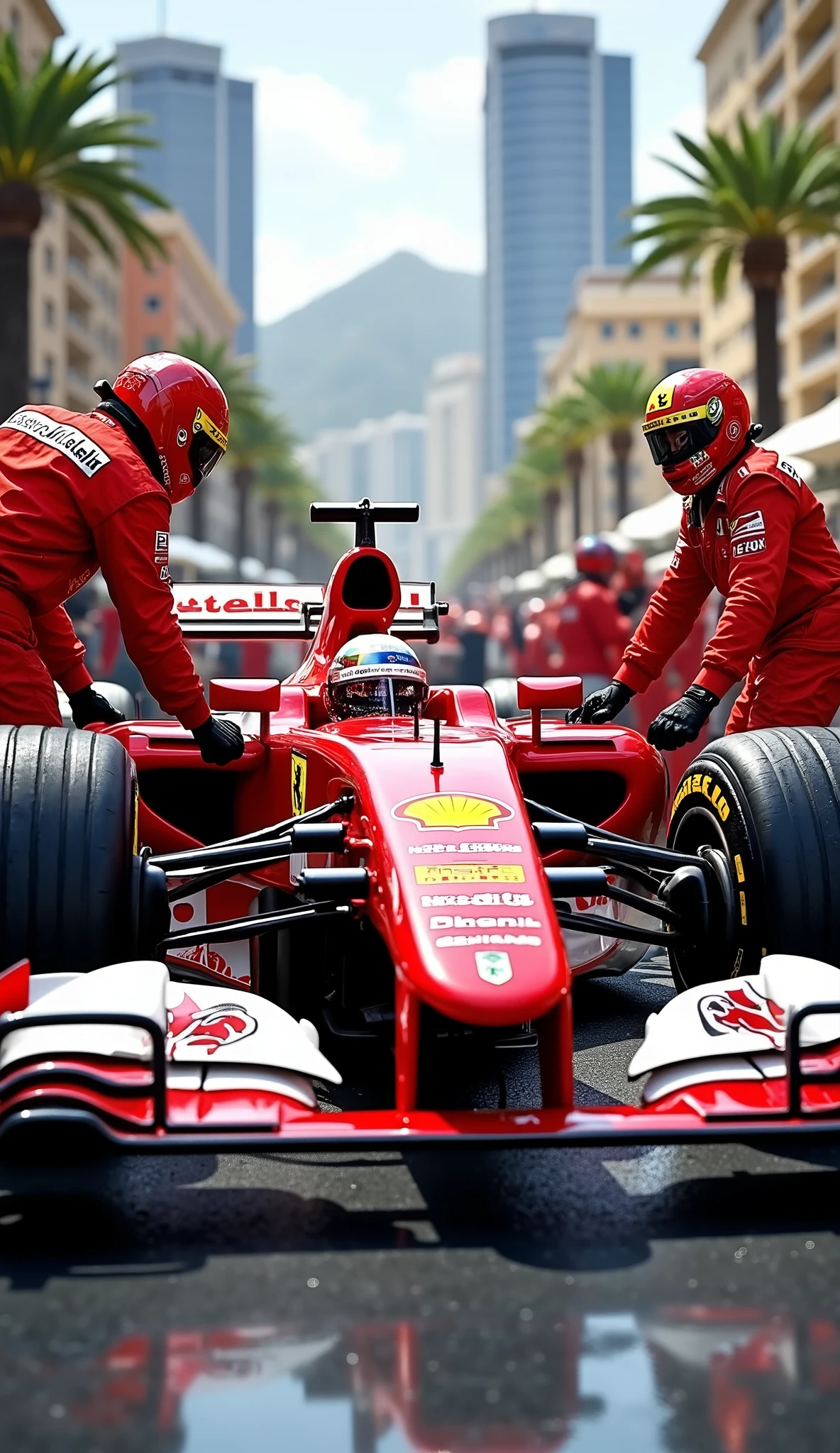 0405 F1 racing Pit stop