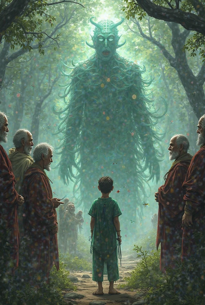 BEHOLD! A CURSED FROG!" one elder croaked. "NO! A CELESTIAL BEING ...