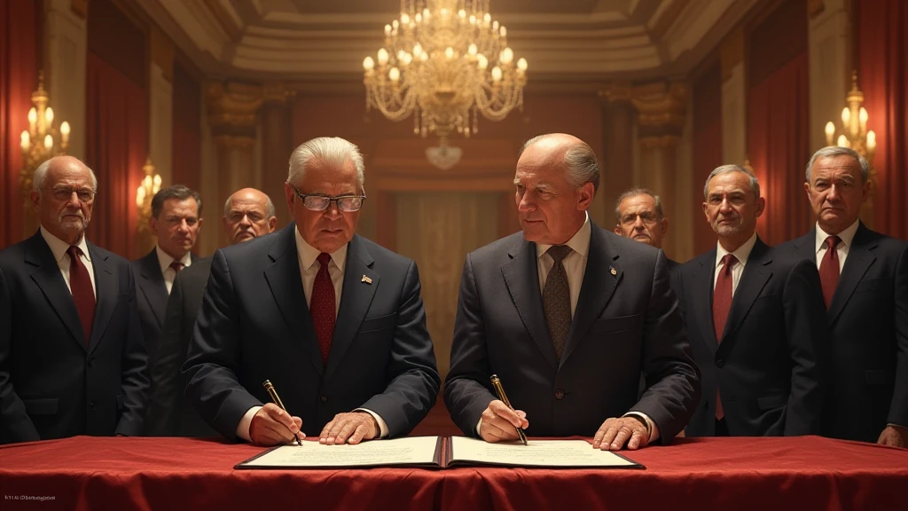 "The two nations signed a peace treaty to end the war." - SeaArt AI