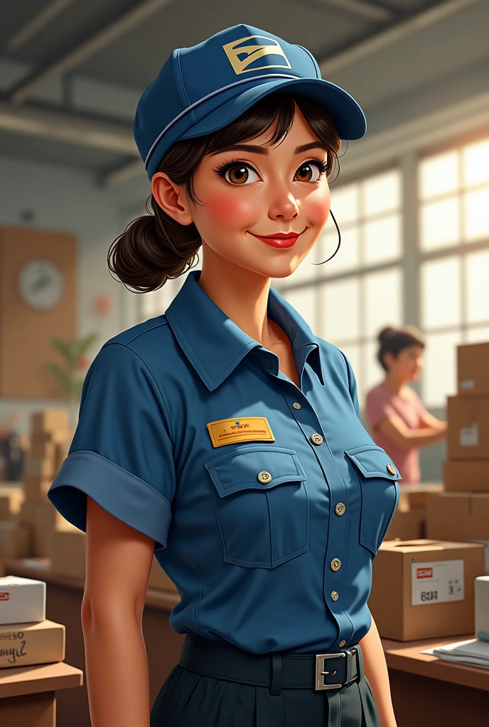 About herself and the work of a female postal worker named Bui Bich ...
