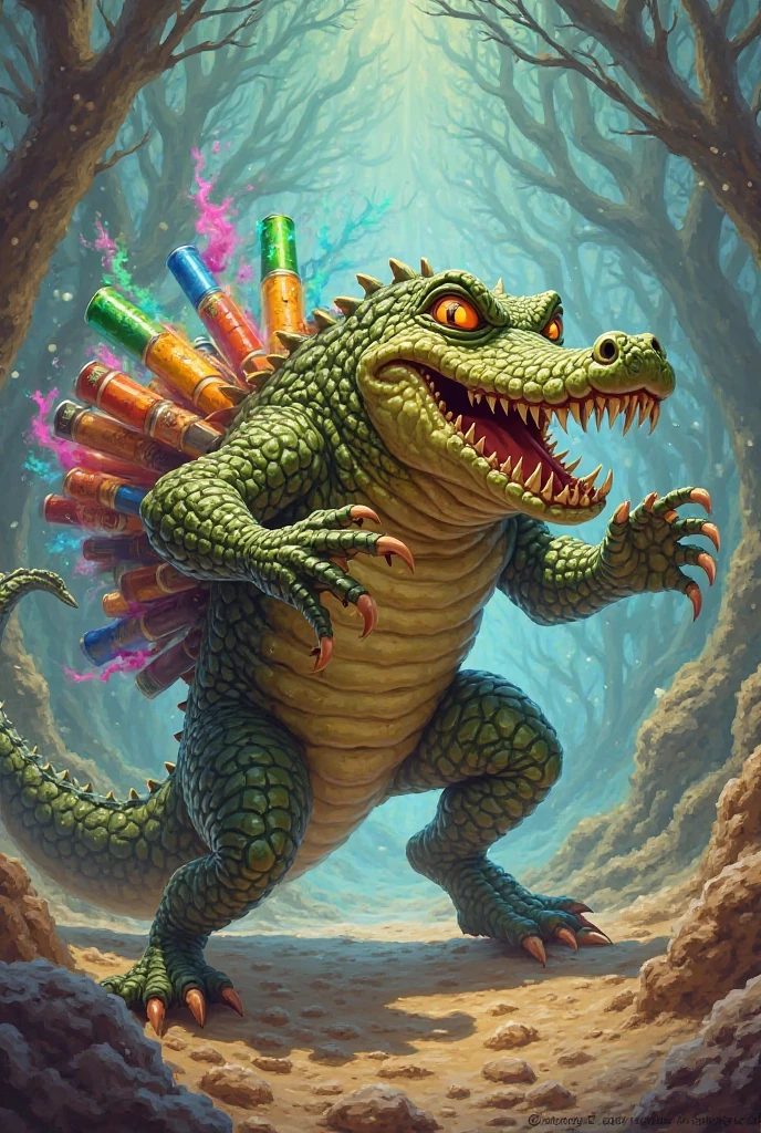 Crocodile bombardier - SeaArt AI