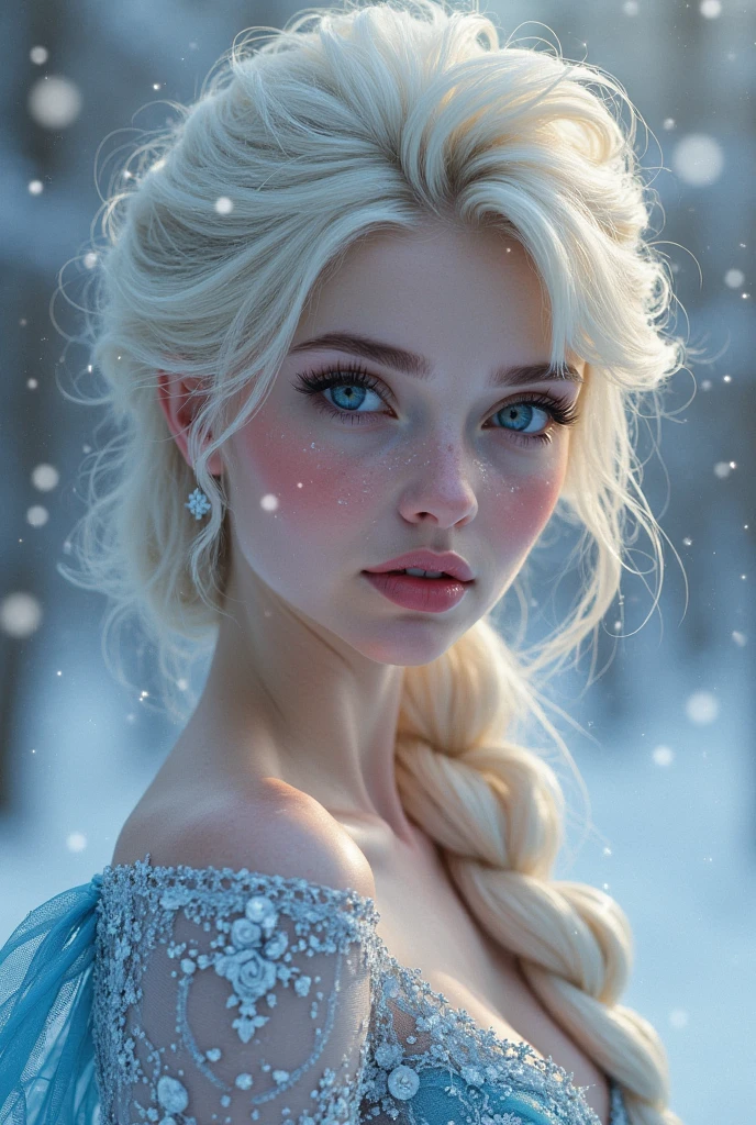 I want an image with the name Ana Paula with a lighting of Elsa from ...