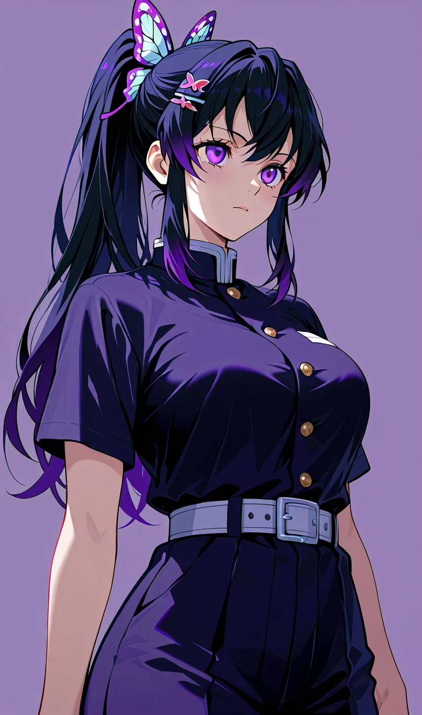 Demon slayer panel,1girl, High Resolution, Masterpiece, Long Hair ...
