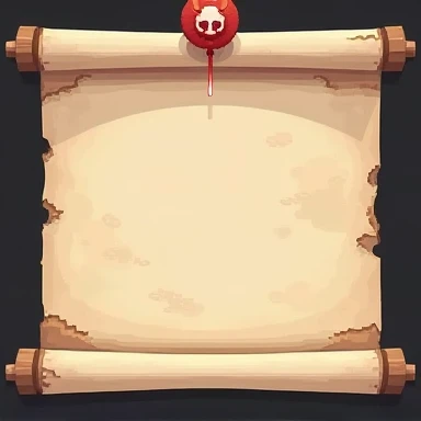 "A Minecraft GUI texture designed as a simple ancient Chinese scroll ...