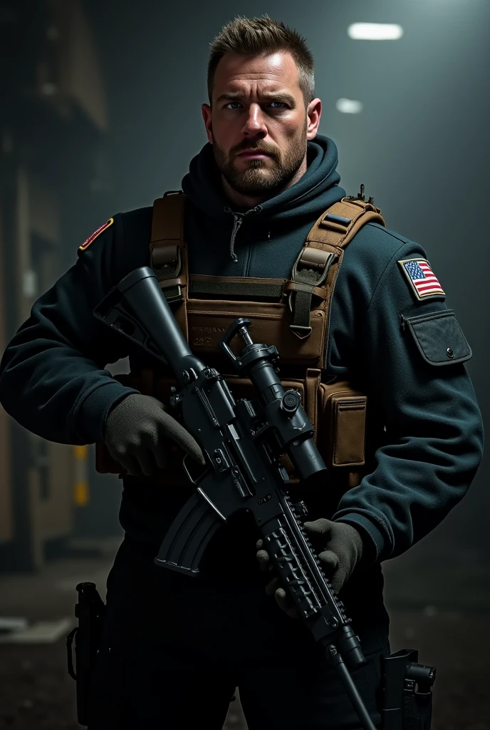 Hello good, I want to create a tactical military character in uniform ...