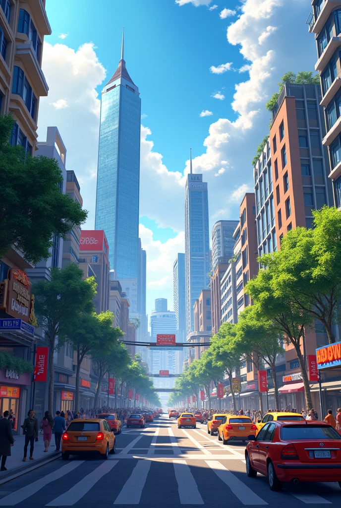Create a profile picture for my fivem server with the name Oassis City ...