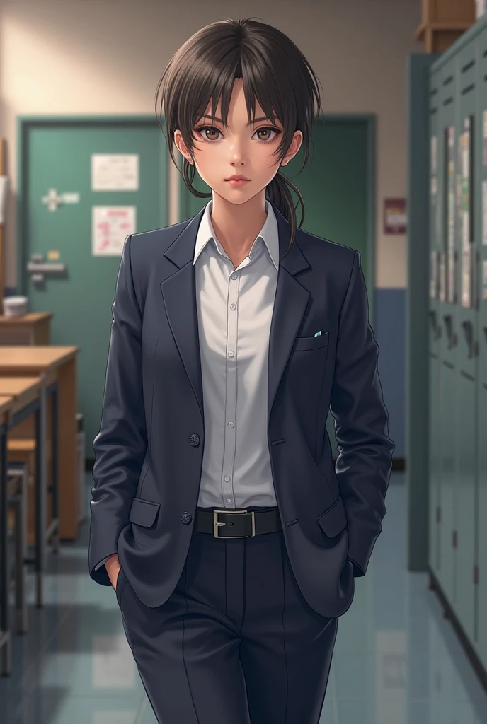 Now put on a school uniform - SeaArt AI