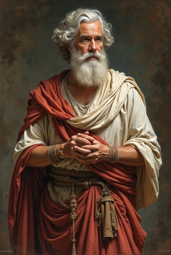 Um homem, Greek philosopher, Greek clothes , Pençador, epico - SeaArt AI