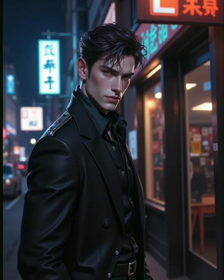 Ryan Wolff, tall ex-soldier with german-american features, short ...