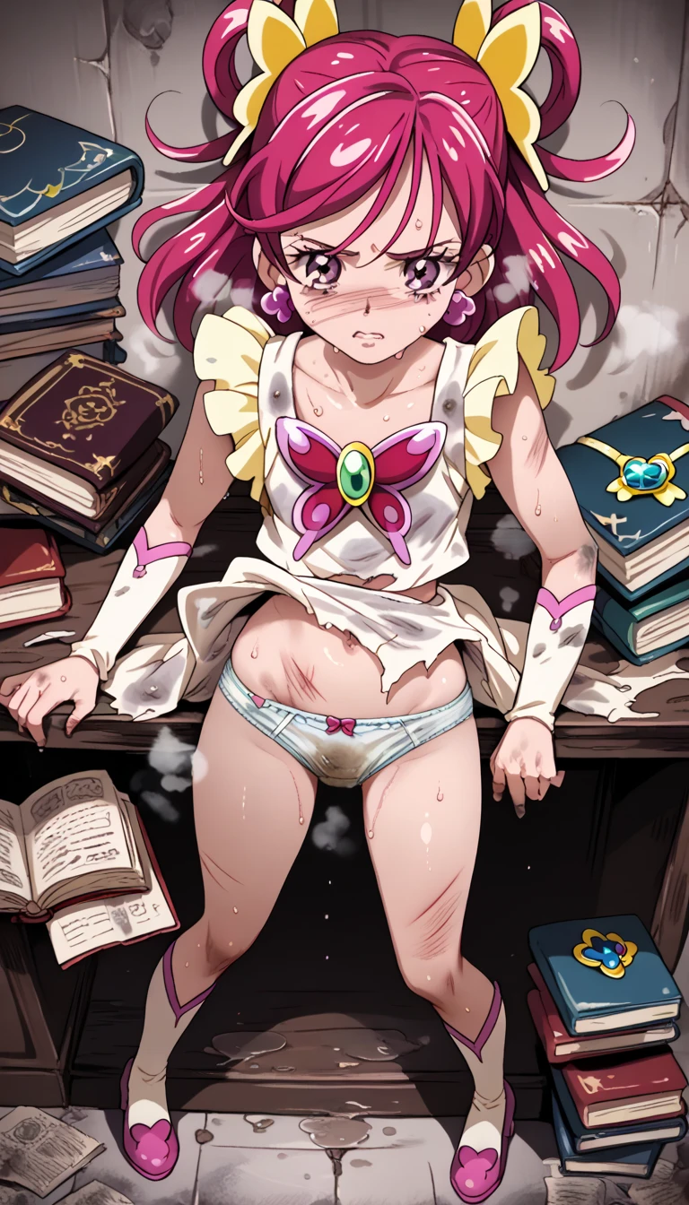 Nsfw,girl, solo, ((Cure dreams)),(Full of Scratches:1.1),(dirty clothes - SeaArt AI