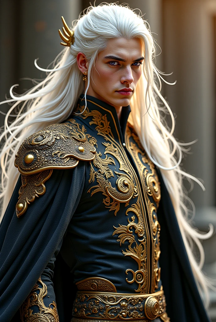 You can make a beautiful young man demigod, Persian-style, wearing gold ...