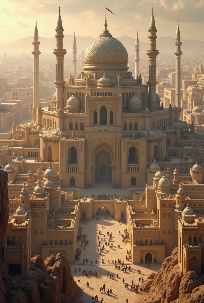 Build an Arab caliphate with monumental buildings and large military ...