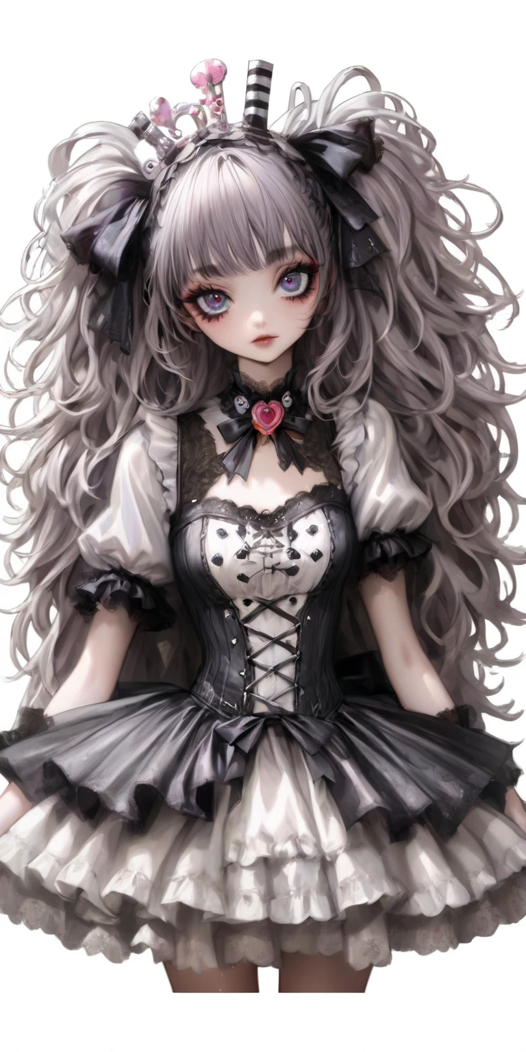 Cool Beauty, Shiny silk disheveled half-up style, makeup, Passionate ...