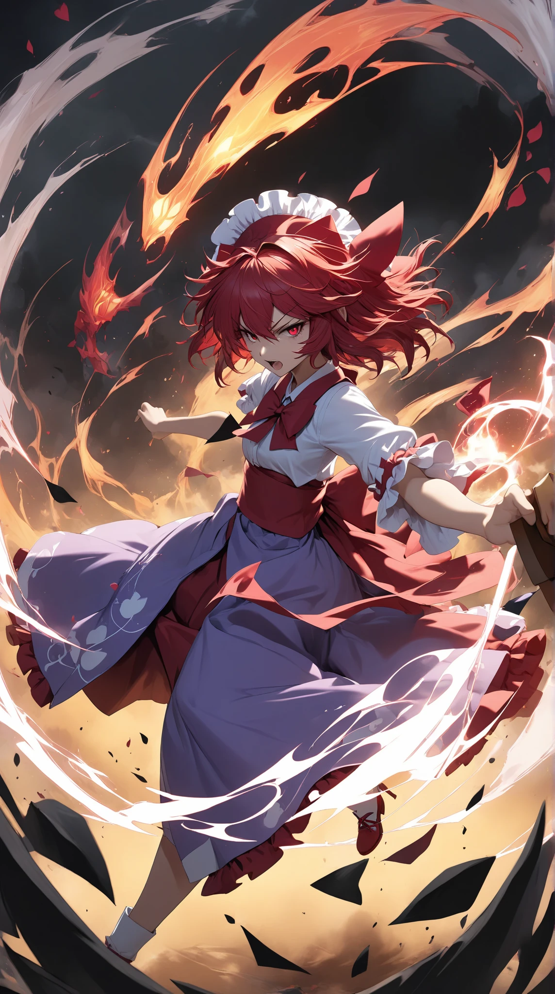 Soulful Demon Dreams in Touhou Project，Battle Form - SeaArt AI