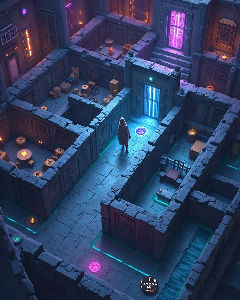 Title : Gravity Maze — Gravity Maze They all appear perspective - SeaArt AI