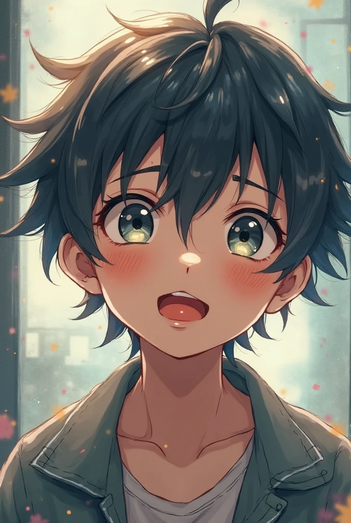 Anime character edited photo of boy for youtube channel which should be ...