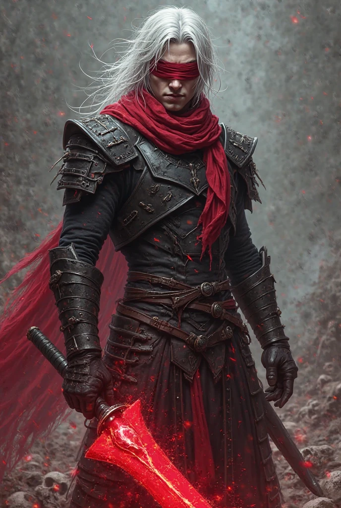 Facial Features: The character has a sharp jawline, pale skin - SeaArt AI