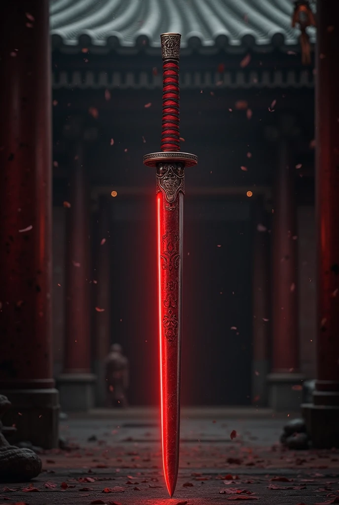 Red blade katana - SeaArt AI